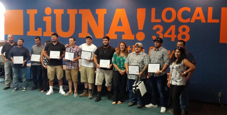 Laborers' training program celebrates first grads in Tri-Cities — The STAND