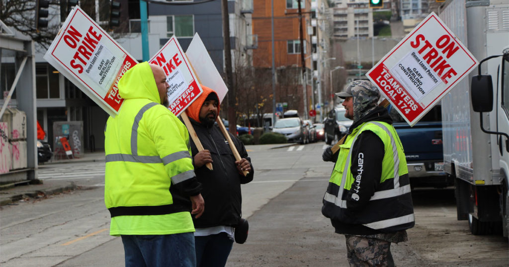 Gary Merlino drivers' ULP strike continues