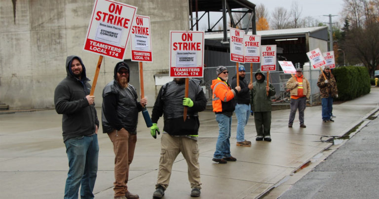 Teamsters' concrete strike enters 3rd month with no progress