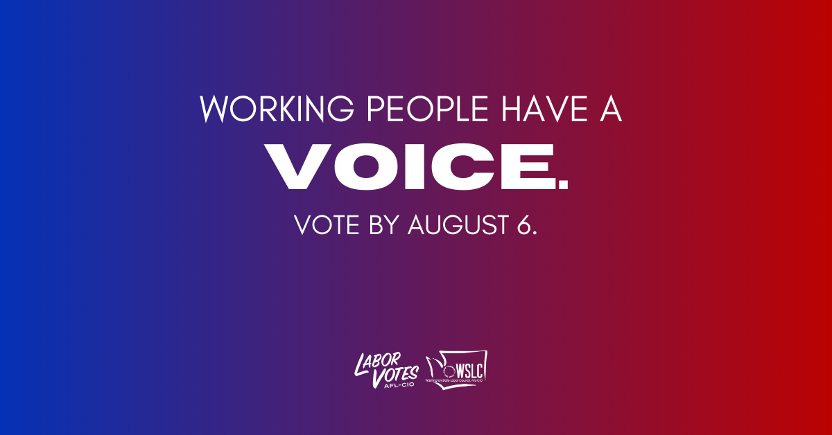 Be heard; vote by August 6 — The STAND