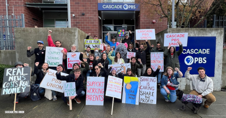 Cascade PBS workers to picket — The STAND