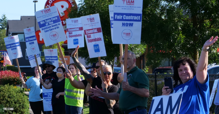 IAM strikes MultiCare | 925 member detained | SBWU win — The STAND