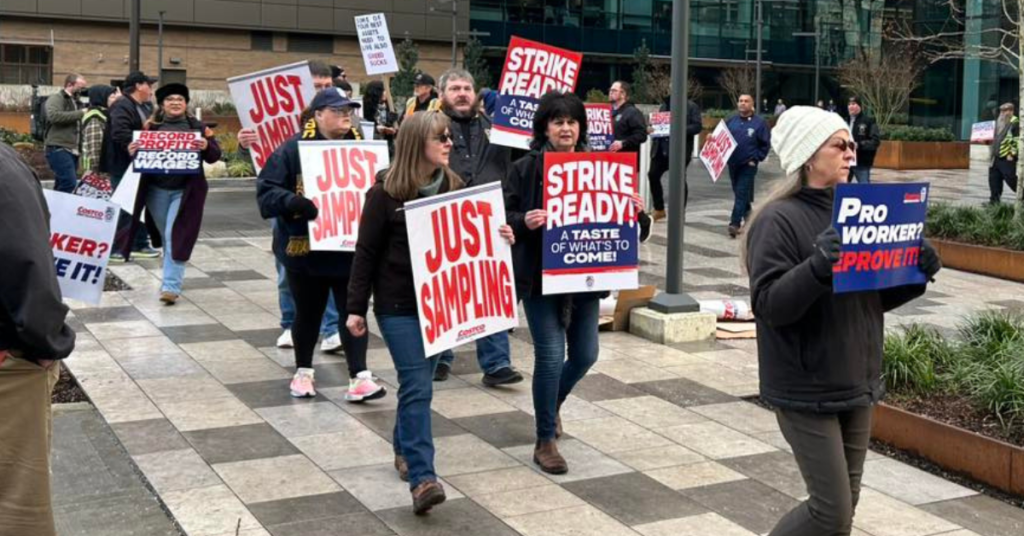 Teamsters rally at Costco headquarters — The STAND