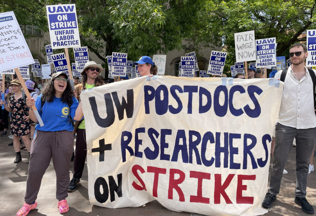 Univ. of Washington strikers are holding the line for all of us