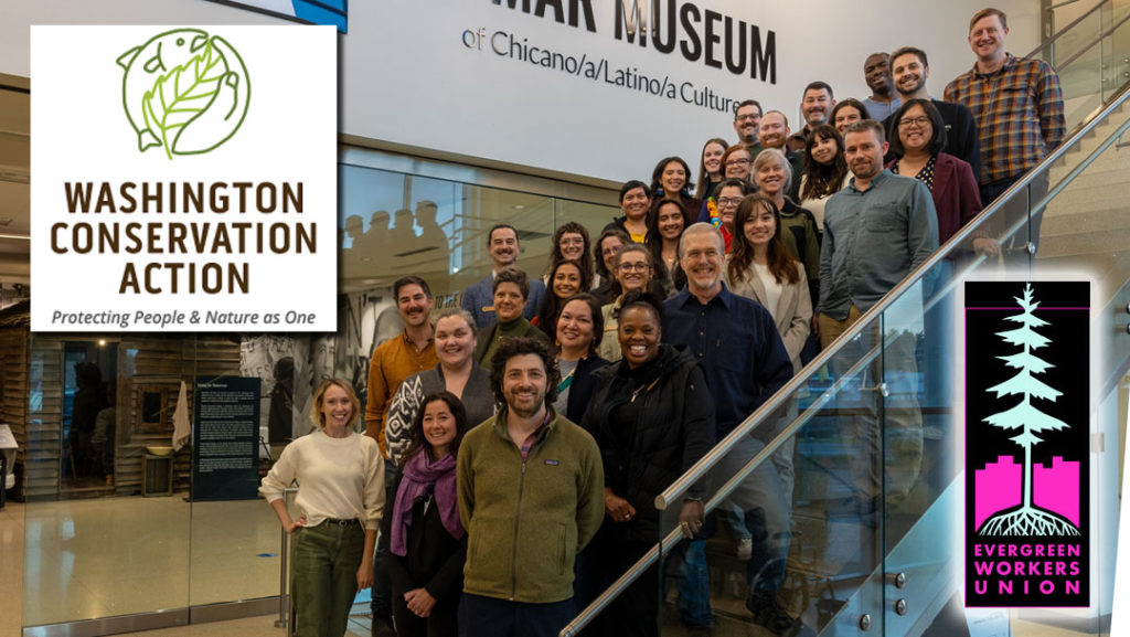 WA Conservation Action staff celebrates first union contract