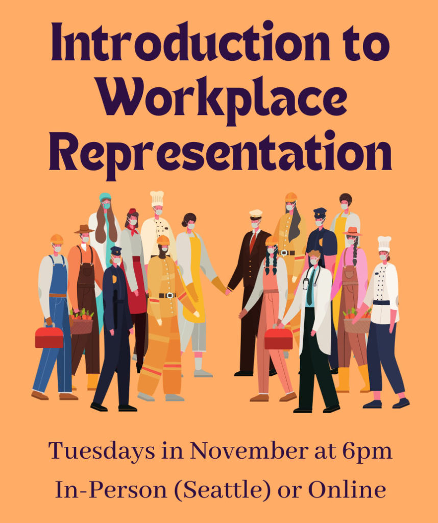 Workplace Representation series begins on Tuesday, Nov. 1