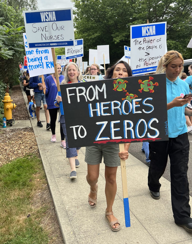 Nurses at Seattle Children's demand safe staffing, fair wages