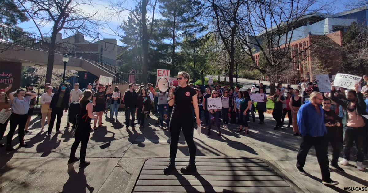 'Momentous day' for WSU student workers