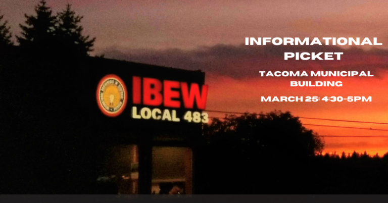 Fighting for a fair contract at Tacoma Power — The STAND