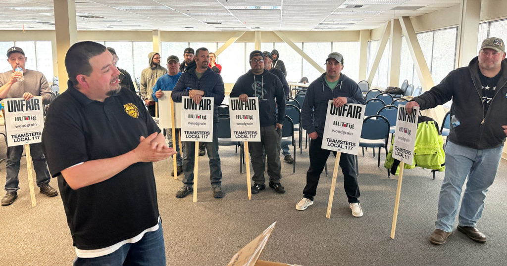 Teamsters at Huttig vote unanimously to strike