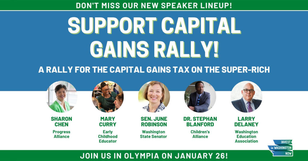 Rally Jan. 26 at State Capitol to support fair taxes