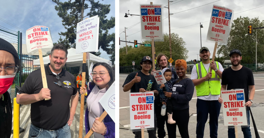 Solidarity flourishes on the IAM strikeline — The STAND