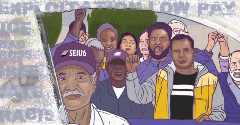 Janitors to rally for justice — The STAND