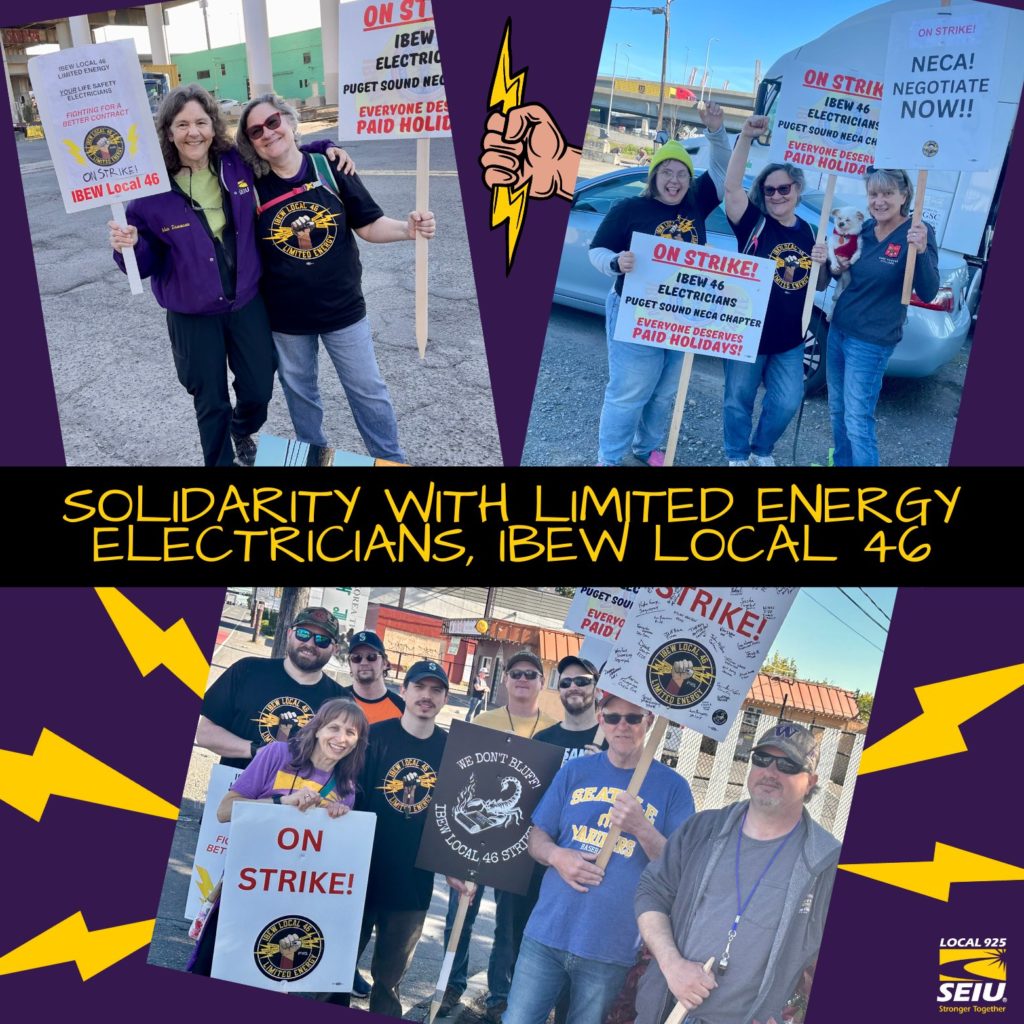 SEIUs show solidarity on the line — The STAND