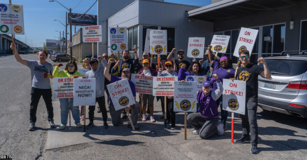 SEIUs show solidarity on the line — The STAND