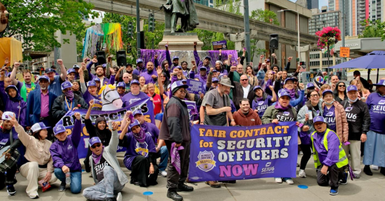 Security officers win record contract — The STAND