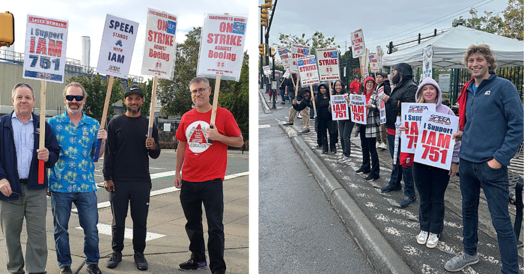 Solidarity flourishes on the IAM strikeline — The STAND